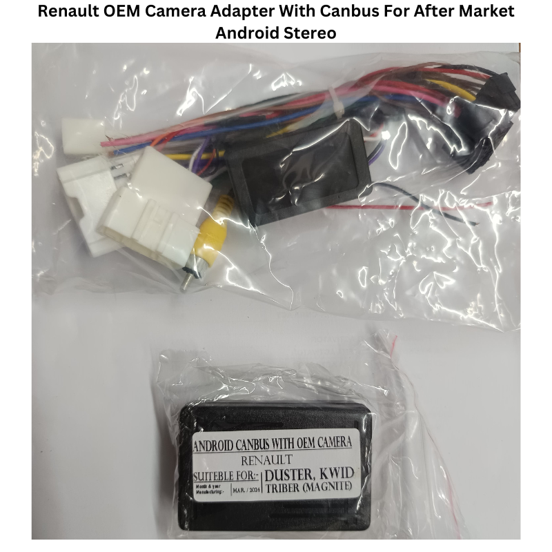 Renault OEM Camera Adapter With Canbus For After Market Android Stereo – NOXBEAT